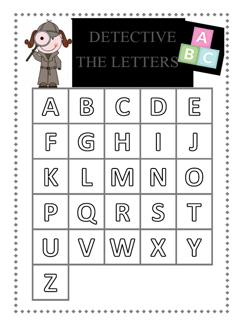 Letter Detective Game | PDF | Linguistics