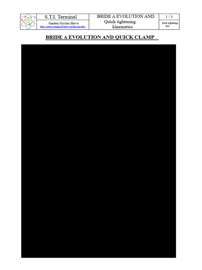 Quick Tightening Bride | PDF | Rotation | Machining