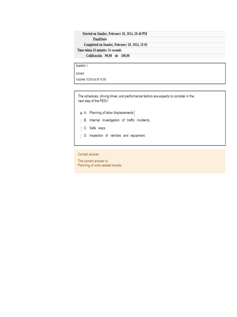 EVALUATION - MODULE 2 - Review of The Attempt | PDF | Road | Safety