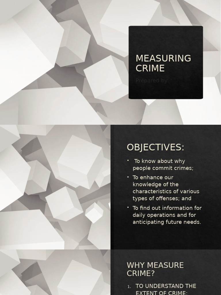 Understanding Crime Measurement Techniques | PDF | Crime & Violence ...