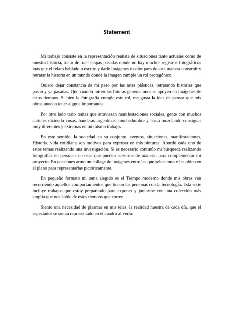 Arte y Sociedad: Gustavo Candellero | PDF | Imagen | Las artes