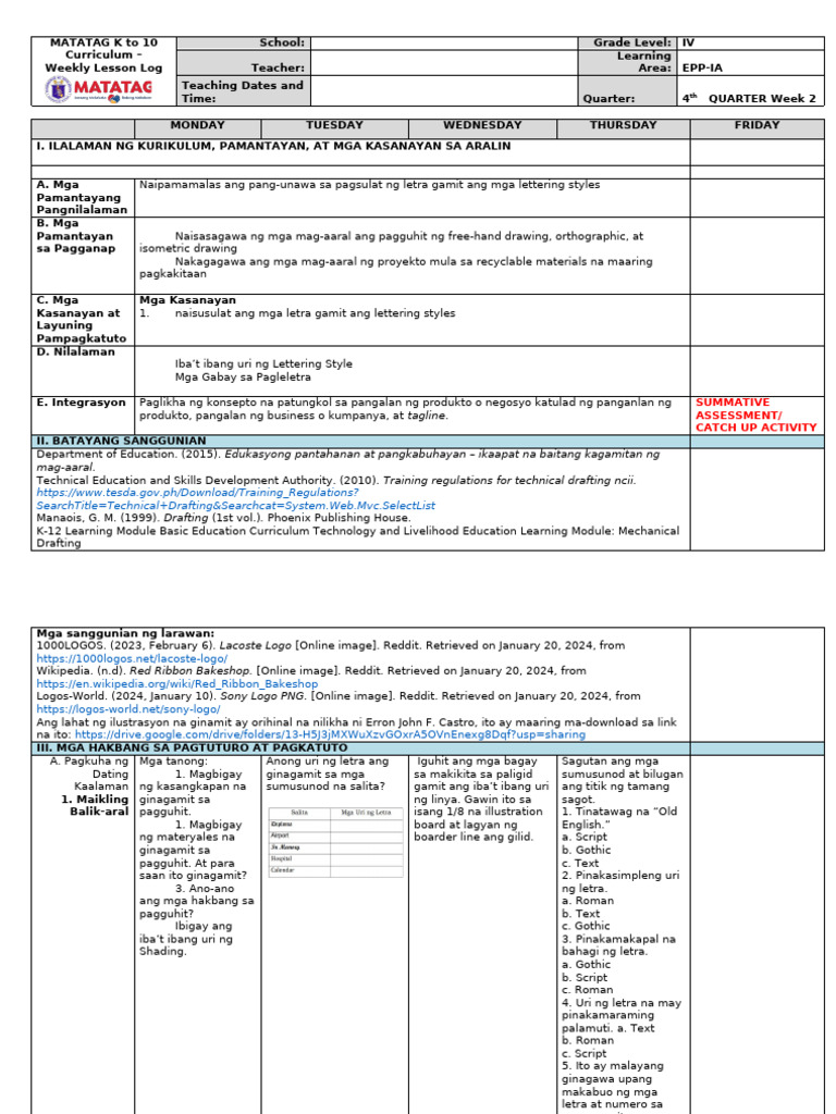 Dll_epp Ia 4_q4 w2 | PDF