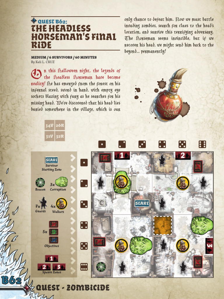 B62 The Headless Horsemans Final Ride | PDF | Tabletop Games | Gaming