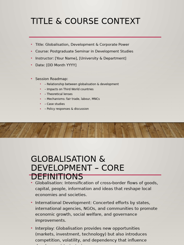 Globalisation Development Corporate Power | PDF | Globalization | Fair ...