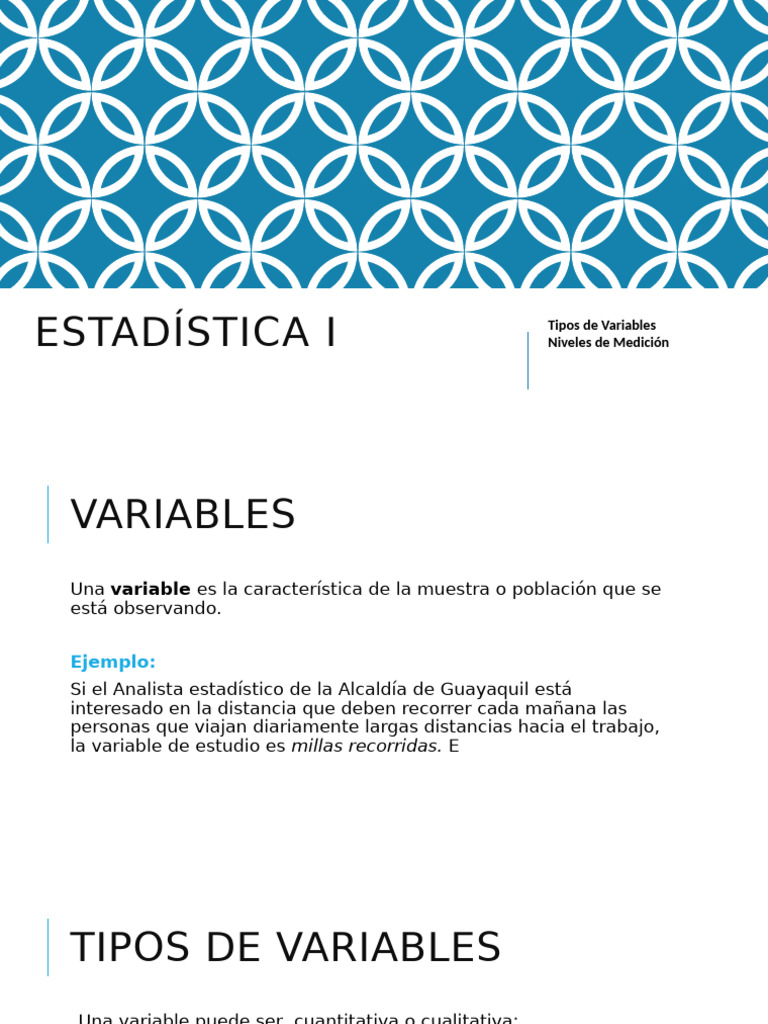Tipos de Variables y Tipos de Medición | PDF | Nivel de medida | Medición