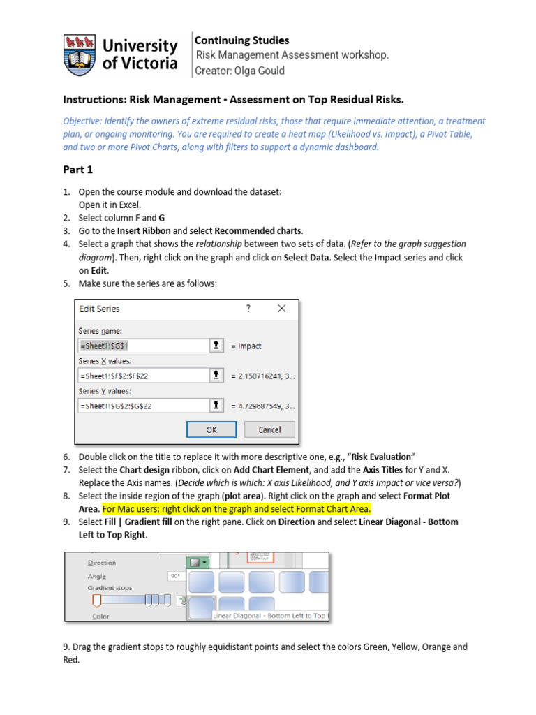 Risk Management Instructions Assessment On Top Residual Risks 20025 ...