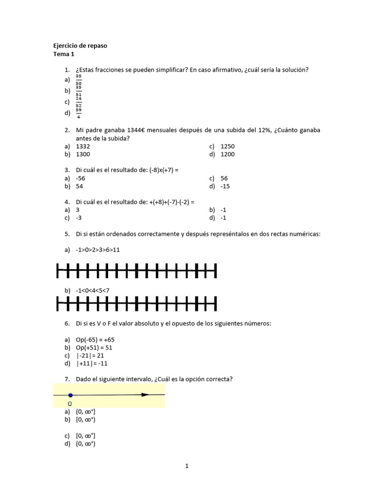 3act_tema1 Ejercicio de Repaso | PDF