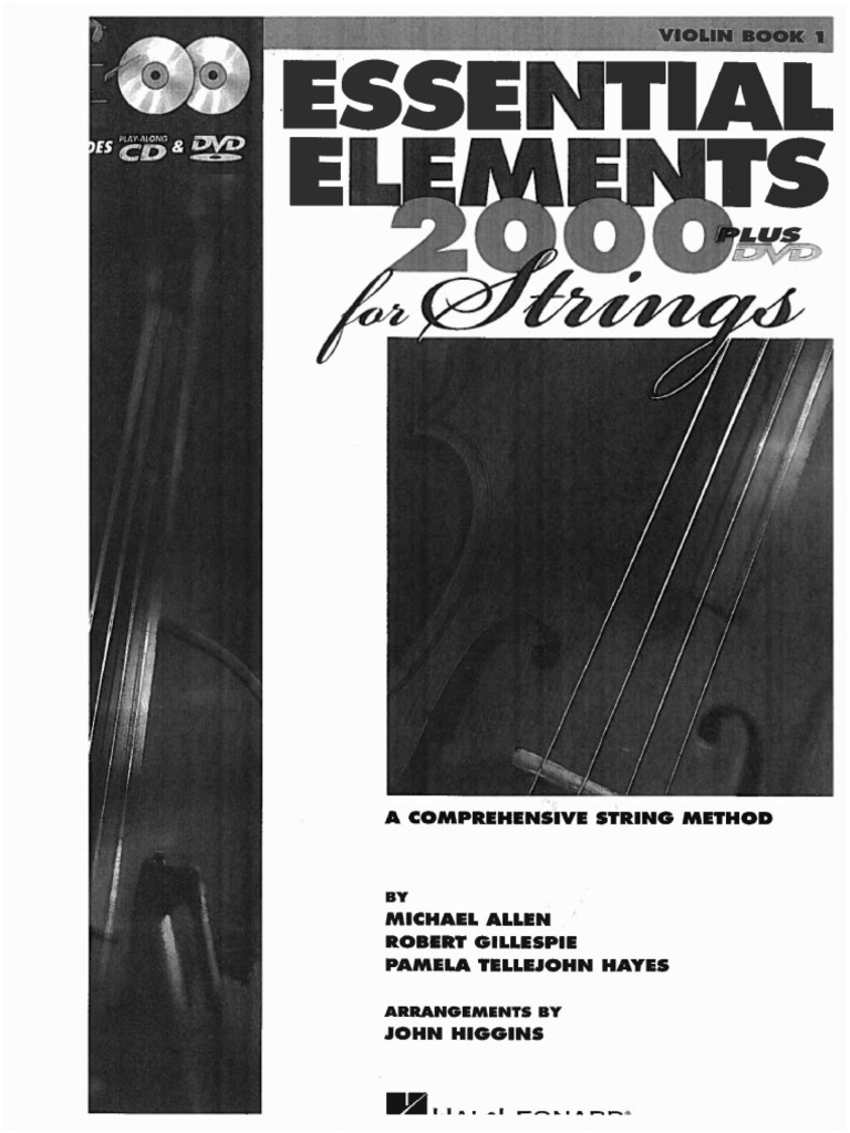 Essential Elements Violin Book 1 | PDF