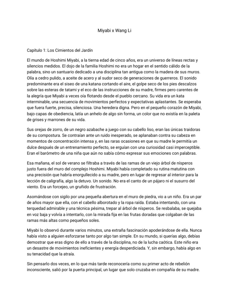 Miyabi x Wang Li | PDF