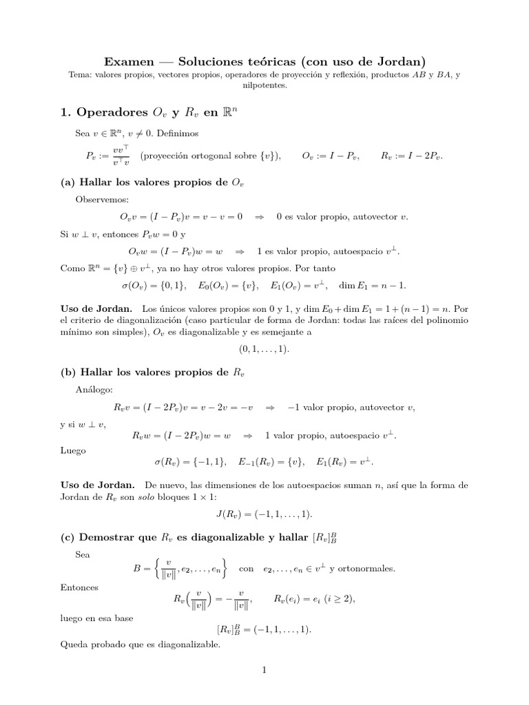 Álgebra Cap 3 4 | PDF | Valores propios y vectores propios | Análisis funcional