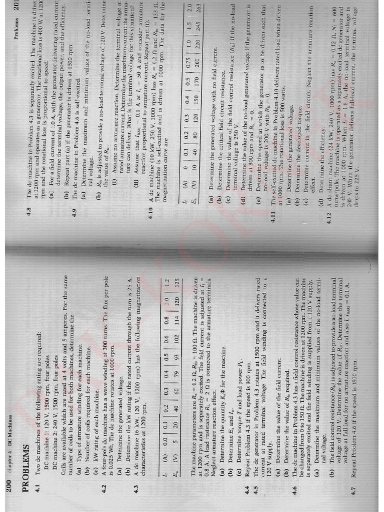 Principles of Electric Machines & Power Electronics | PDF