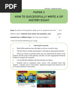 AP World History Writing Guidelines | PDF