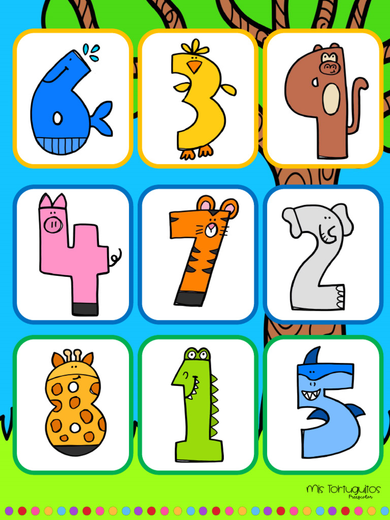 Loteria Numeros Animales | PDF