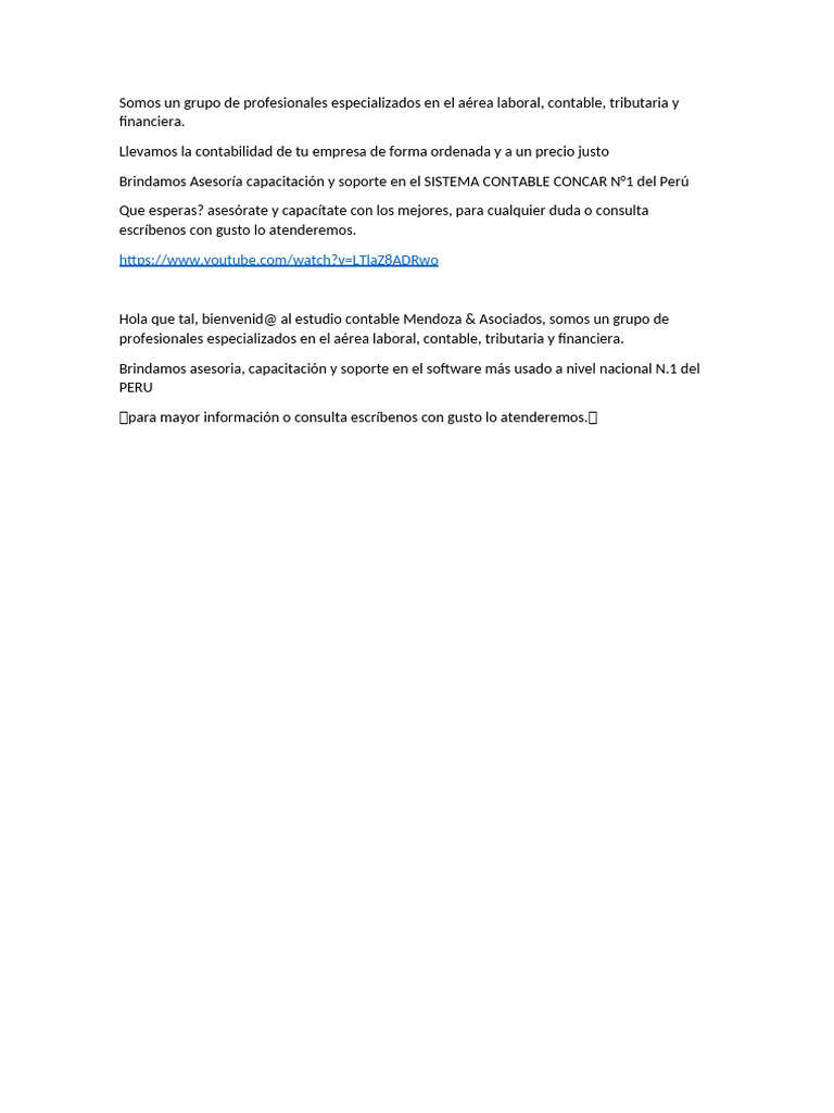 Publicidad Waht Sap | PDF | Contabilidad | Software