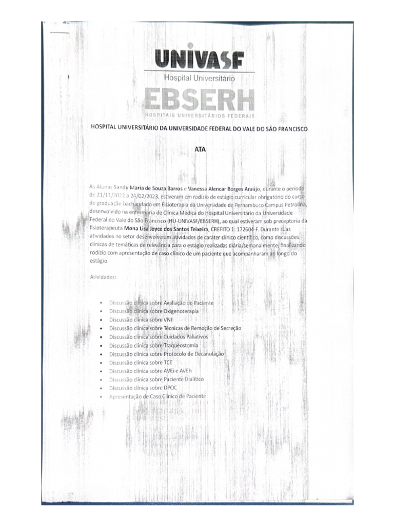 UNIVASF | PDF