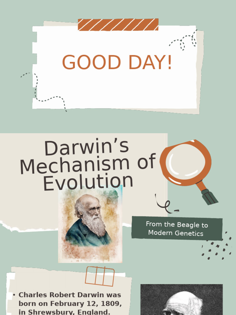 Darwins Mechanism of Evolution | PDF | Charles Darwin | Natural Selection