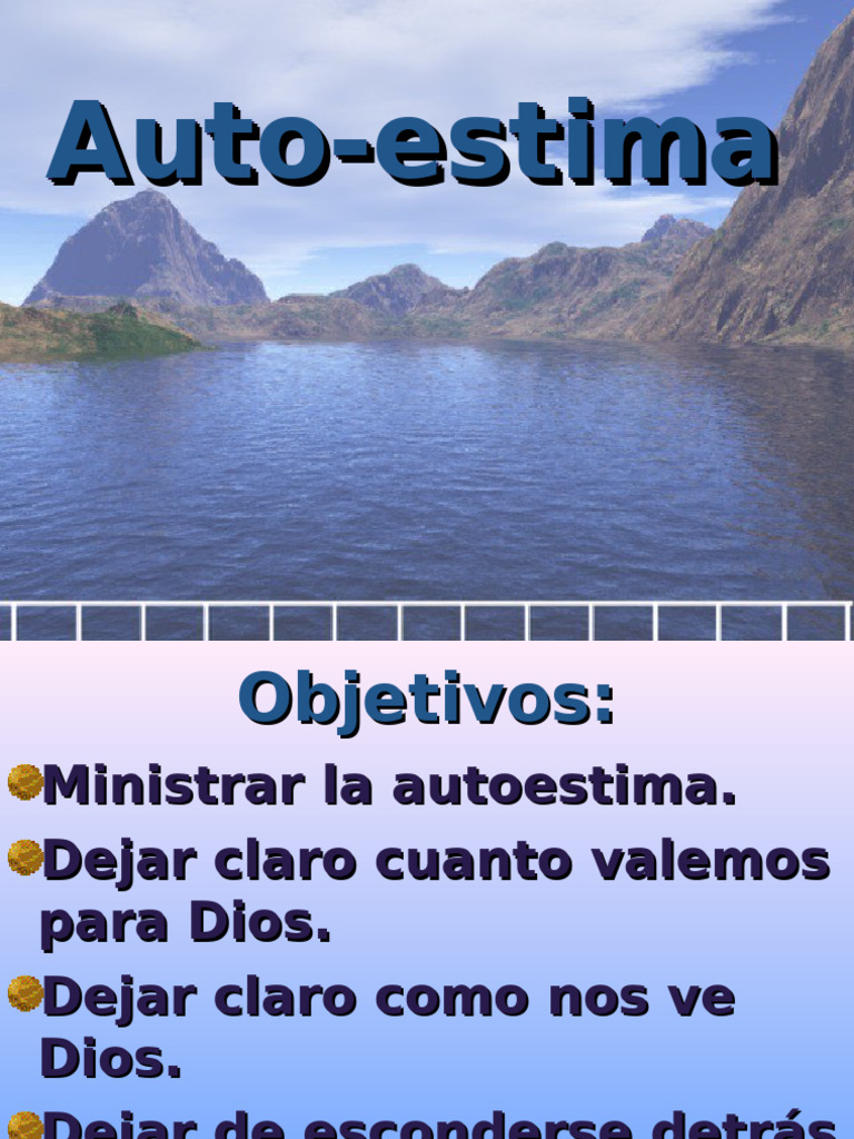 Auto - Estima Hombre | PDF | Autoestima