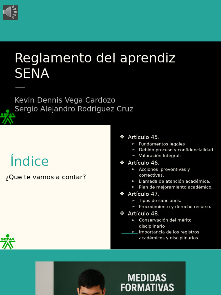 Reglamento Del Aprendiz Sena Pag 37 - 40 | PDF