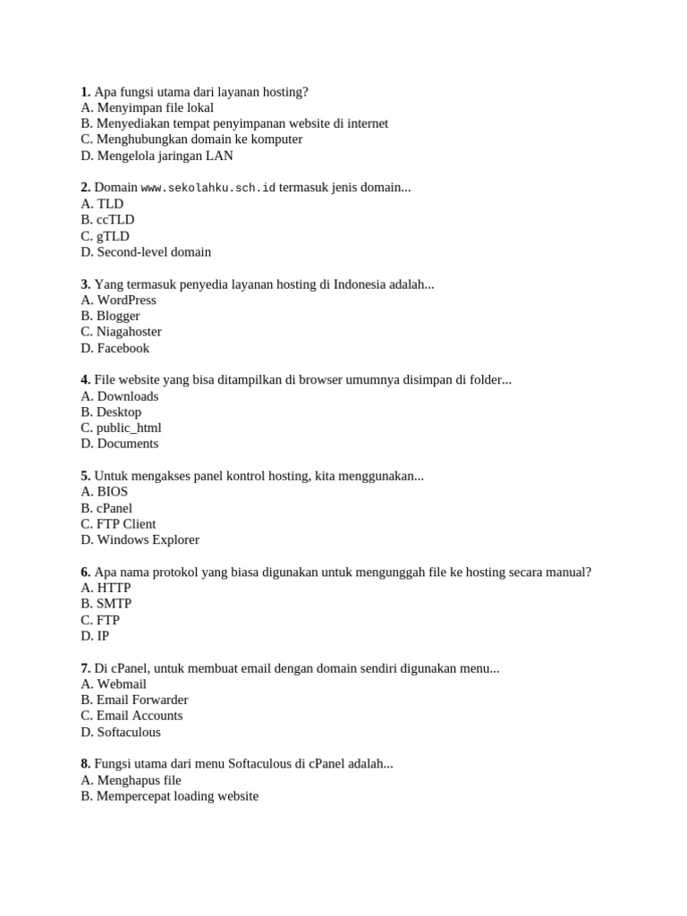 contoh model soal asj | PDF