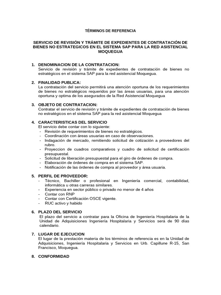 TDR Bienes No Estrategicos Final | PDF | Corrupción política | Gobierno