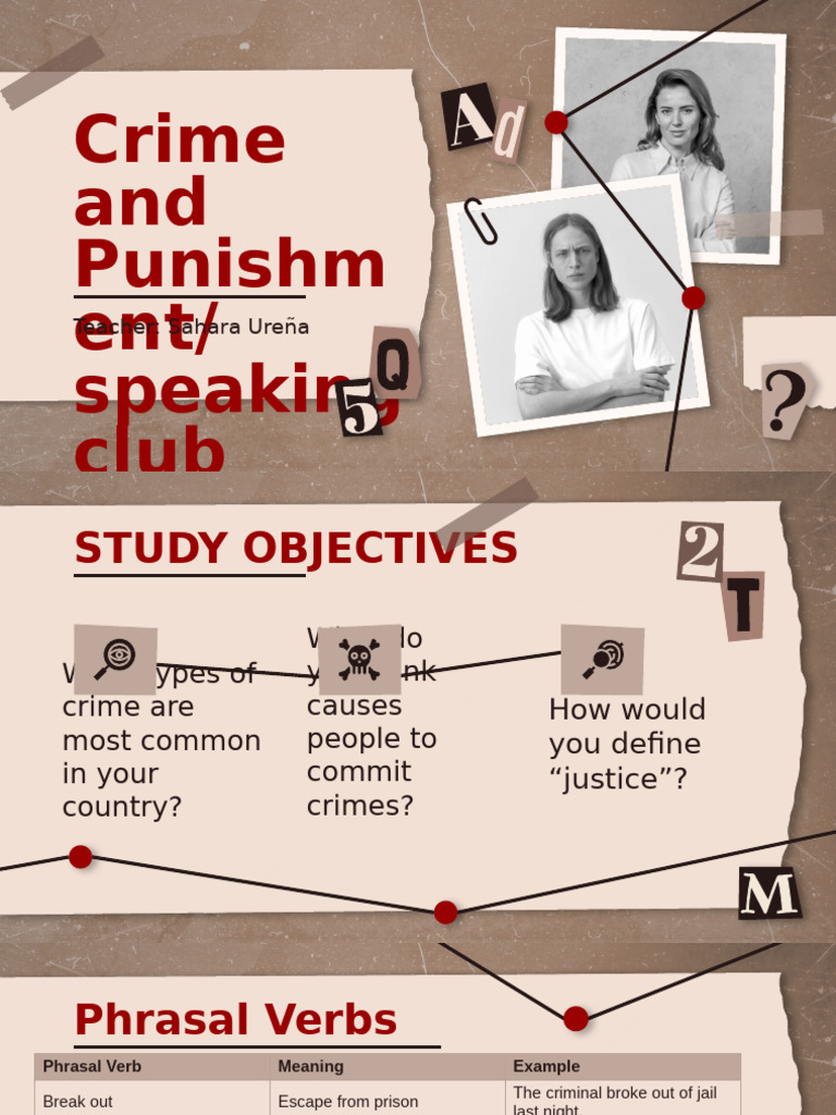 Crime Speaking Club | PDF | Police | Crimes