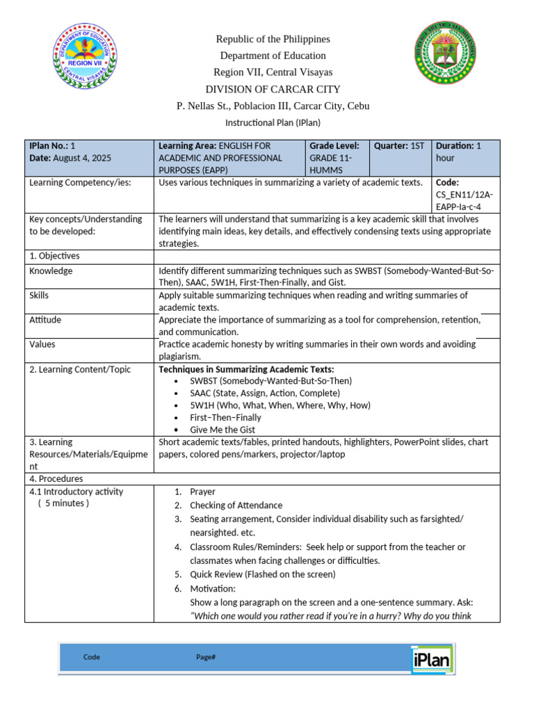 L1-EAPP | PDF | Reading Comprehension | Cognitive Science