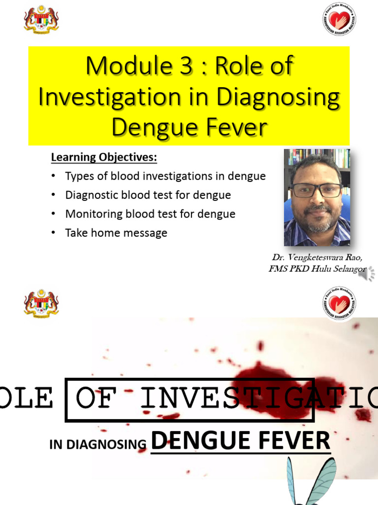 MODULE 3 Role of Investigation in Diagnosing Dengue Fever | PDF ...