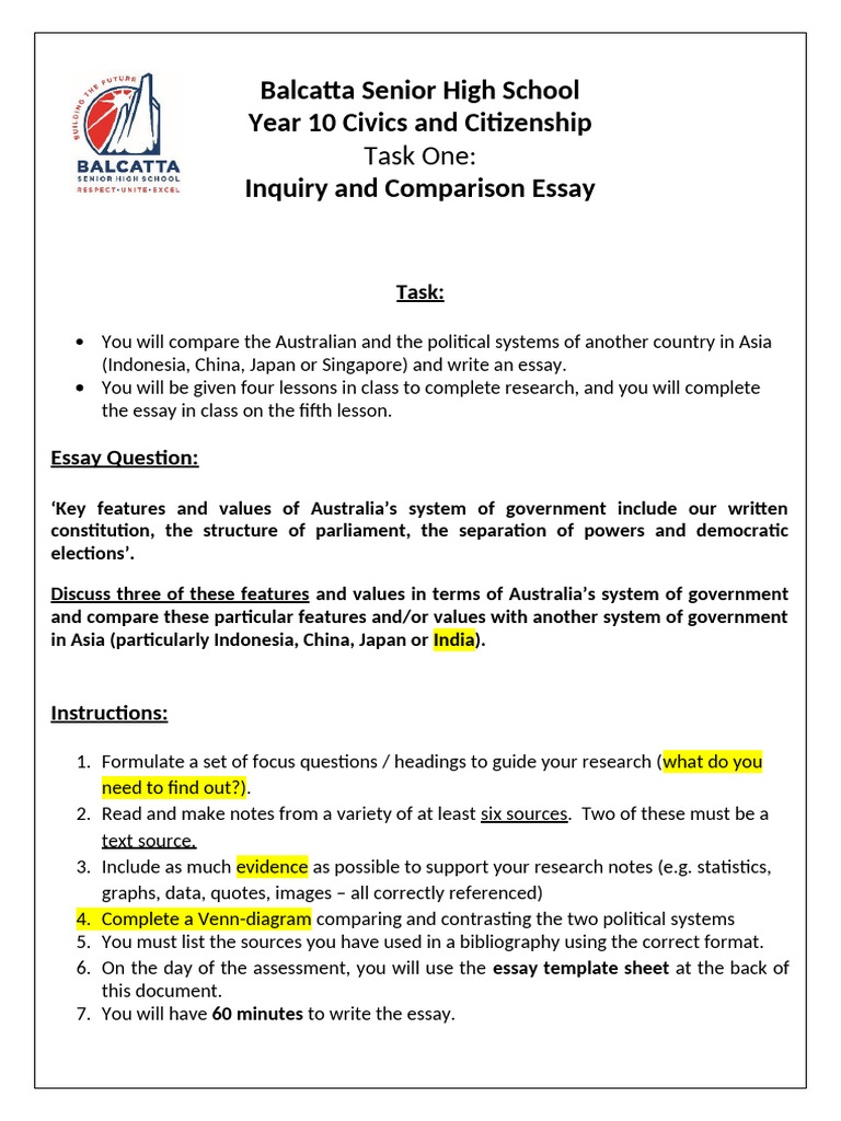 civics and citizenship year 10 revision notes | PDF | Voting | Heads Of ...
