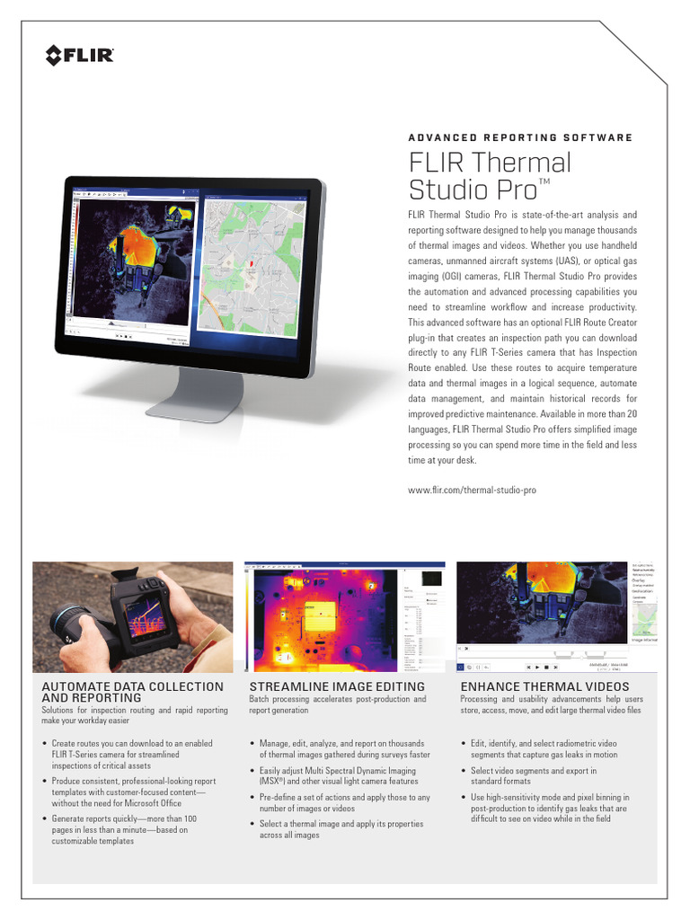 FLIR Thermal Studio Pro Software Overview | PDF | Thermography | Automation