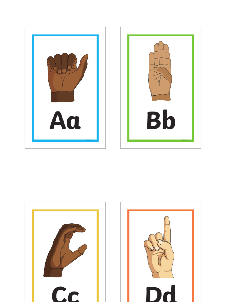 Sa Cs 1673389273 Carteles Alfabeto LSM - Ver - 1 | PDF