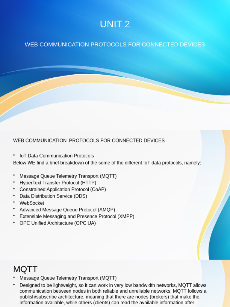 UNIT 2 PART 1 | PDF | Computer Network | Network Protocols