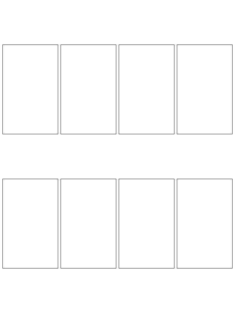 Oversized Cards Template | PDF