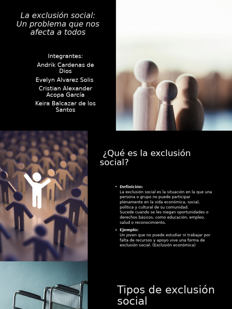 Entendiendo la Exclusión Social | PDF | Exclusión social | Discriminación