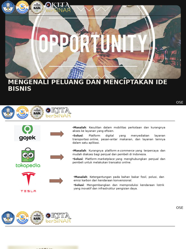 Mengenali Peluang Dan Menciptakan Ide Bisnis (2) | PDF