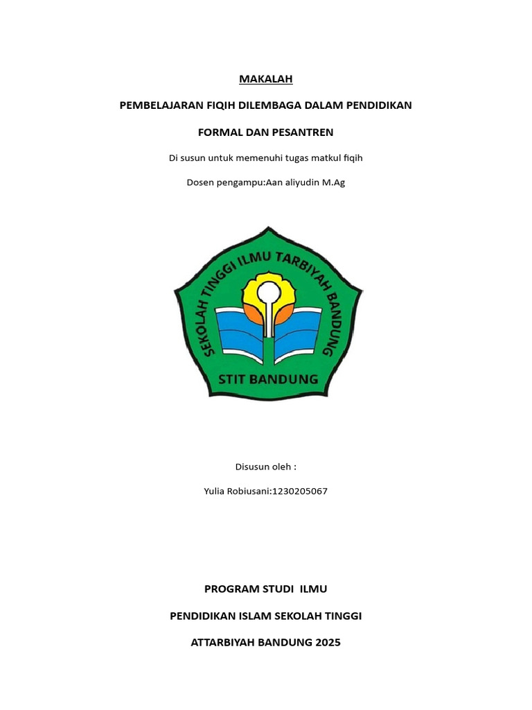 MAKALAH-tugasfiqih-yulia[1].docx_20250924_150913_0000 | PDF