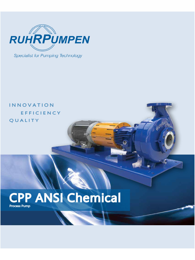 ANSI Pump | PDF