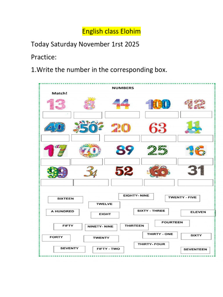 English Class Elohim Numbers | PDF