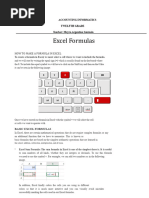 Excel Formula Symbols Explained | PDF | Bracket | Formula