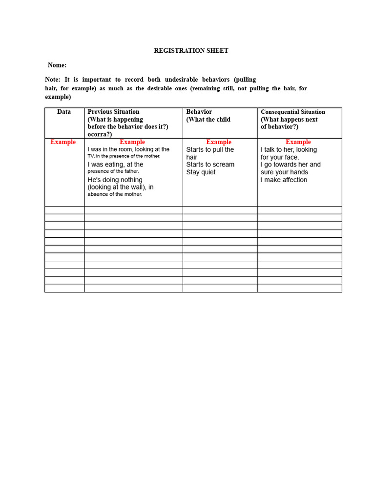 ABC Registration Form | PDF