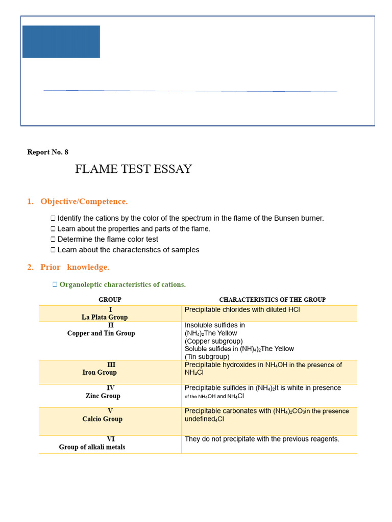 Essay On The Flame and Borax | PDF