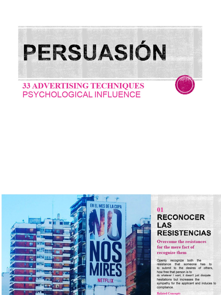 33 Persuasive Advertising Techniques | PDF | Brand | Concept