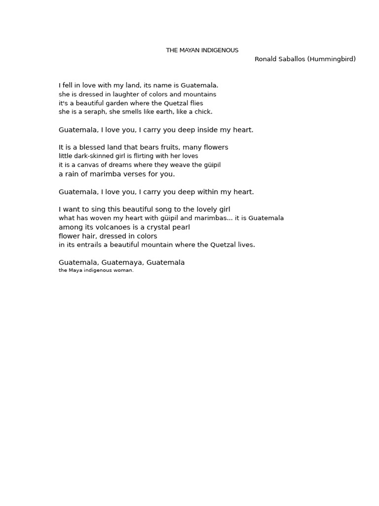 The Maya Indigenous | PDF