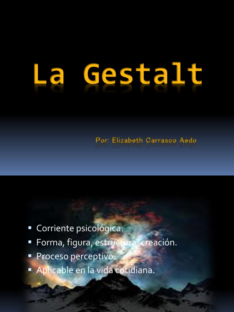 La Gestalt | PDF