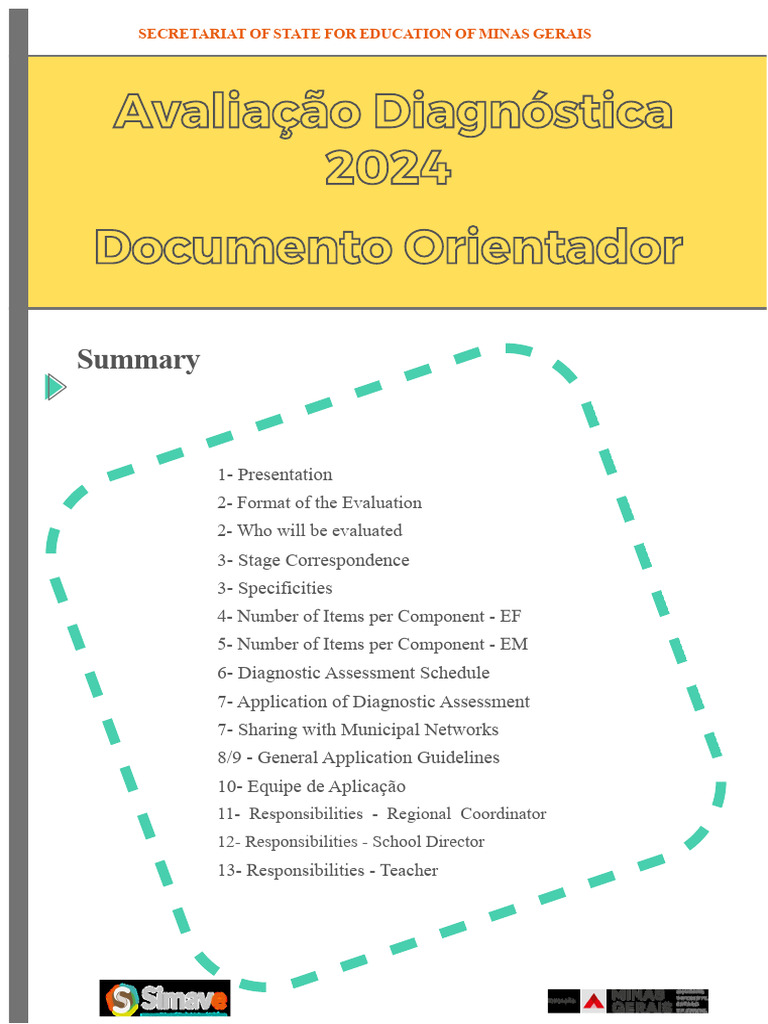 Minas Gerais 2024 Diagnostic Assessment Guide | PDF | Accessibility ...