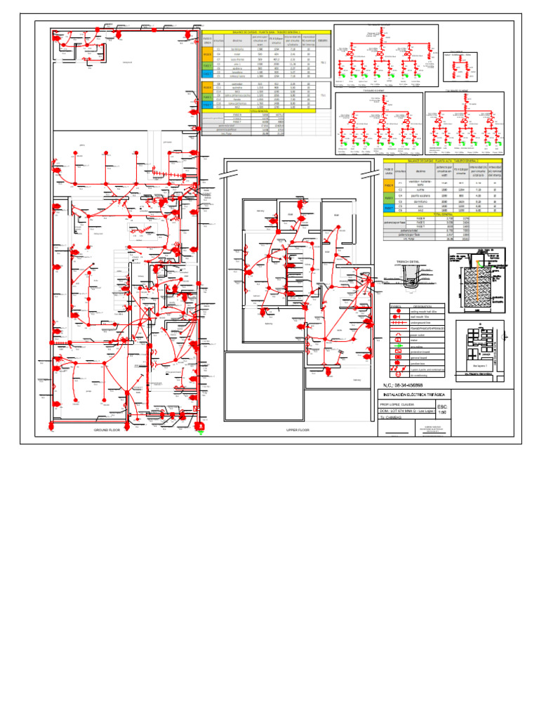 Neighborhood Las Lajas 2-ELECTRICAL PLAN | PDF