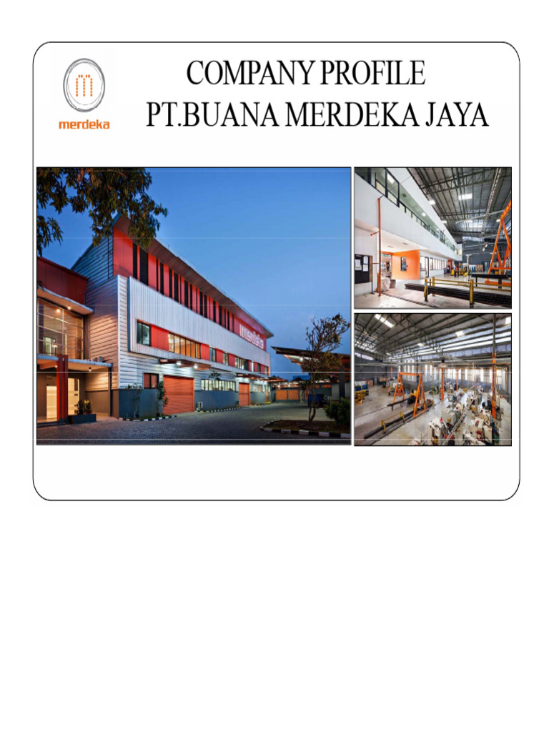 Profil Perusahaan PT Buana Merdeka Jaya | PDF
