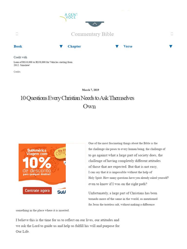 10 Essential Questions for Christians | PDF | Forgiveness | God
