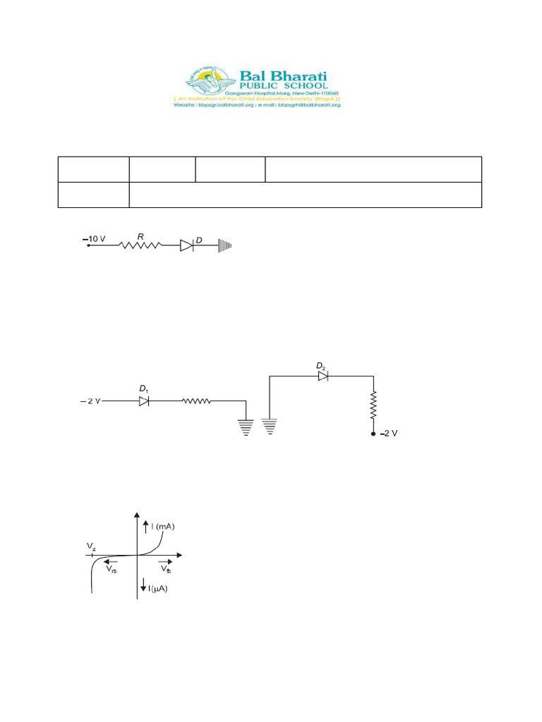 Xii Physics Assignment-14 Semiconductor Devices | PDF | P–N Junction | Diode