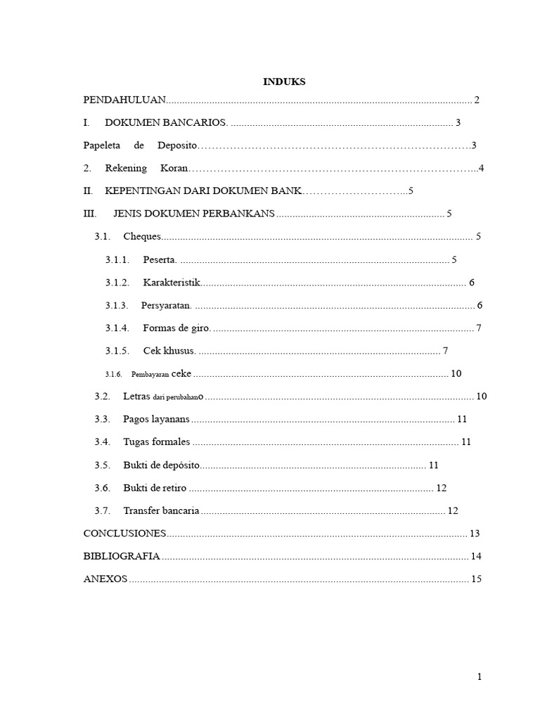 Panduan Lengkap Dokumen Perbankan | PDF