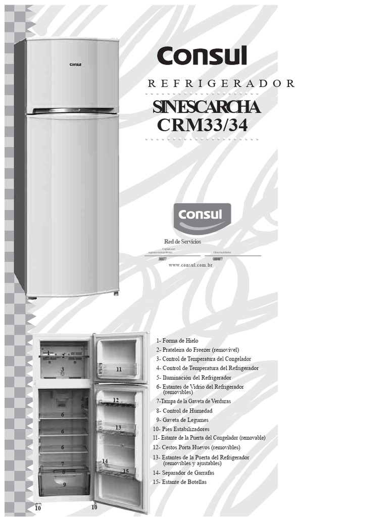 nevera consul.pdf | PDF | Refrigerador | Alimentos
